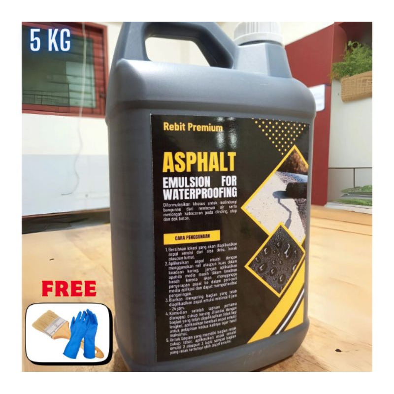 Jual Aspal Emulsi Rebit Premium 5kg – Solusi Anti Bocor & Rembes ...