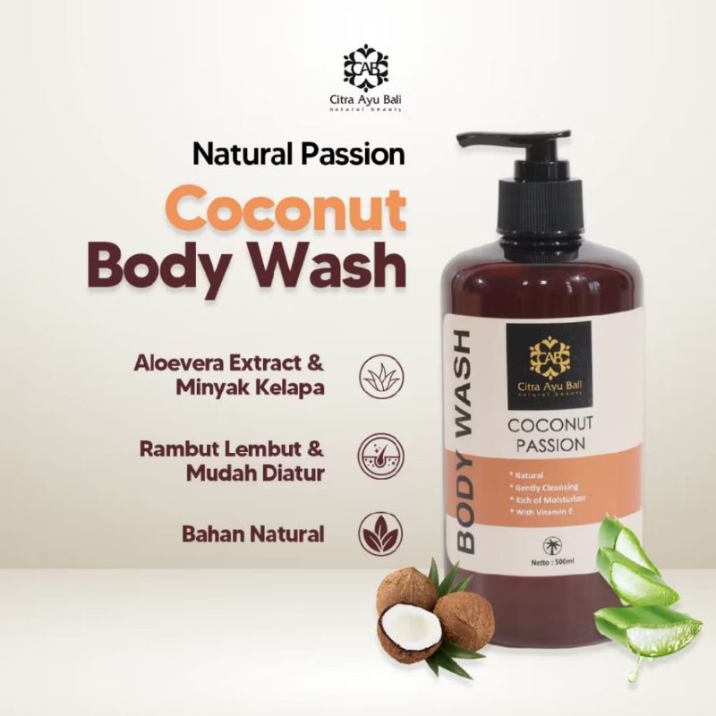 Jual Citra Ayu Bali Coconut Body wash / sabun cair Kelapa 500ML ...