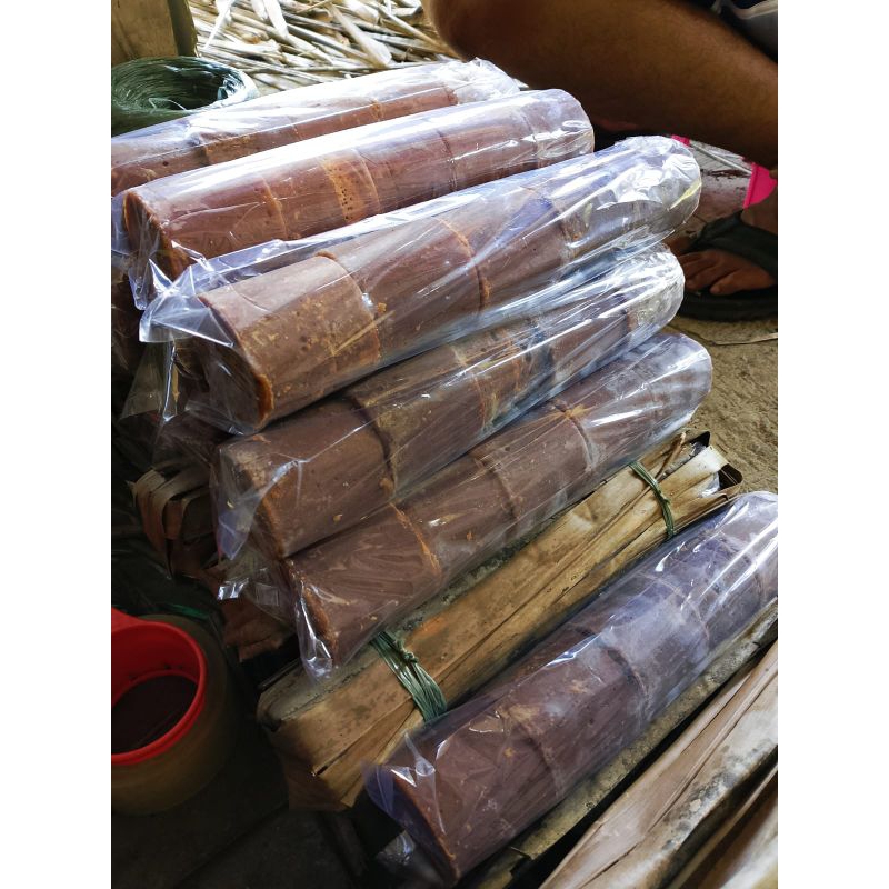 Jual Gula Aren Asli 100% nira asli,1Kg cod bungkus daun plastik dan ...