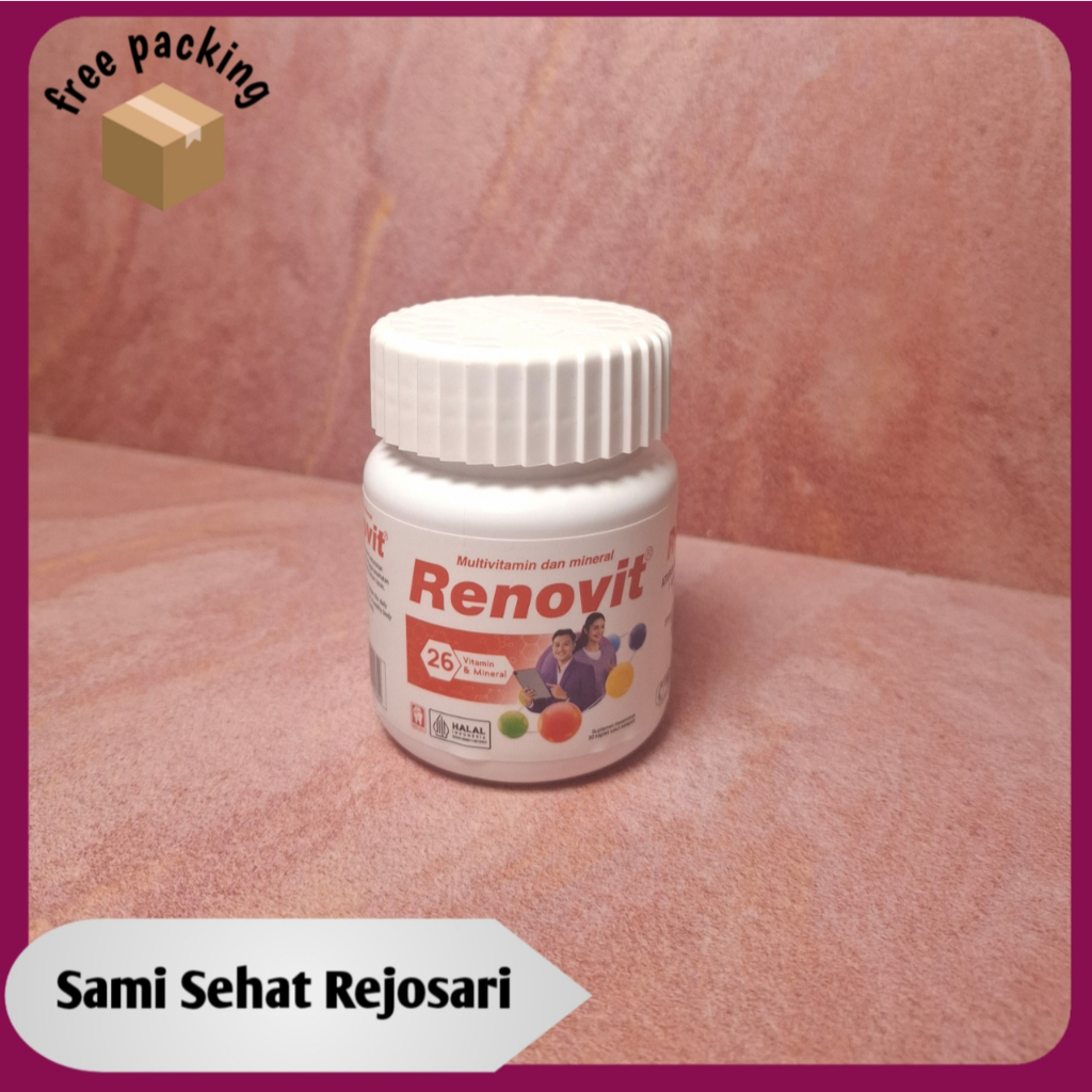 Jual 1 Botol RENOVIT ISI 30 KAPLET | Shopee Indonesia