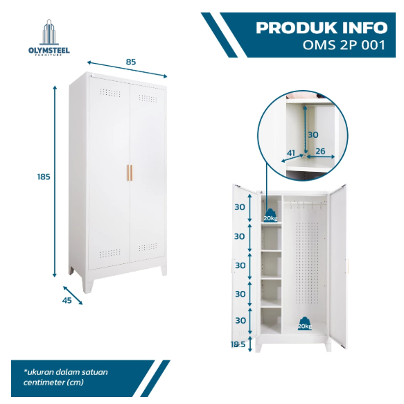 Jual Lemari Tempat Menyimpan Alat Kebersihan/Lemari Multifungsi ...