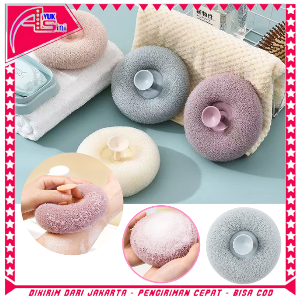 Jual AS Spons Mandi Jaring Lembut Spons Mandi Bulat Penghilang Kulit ...