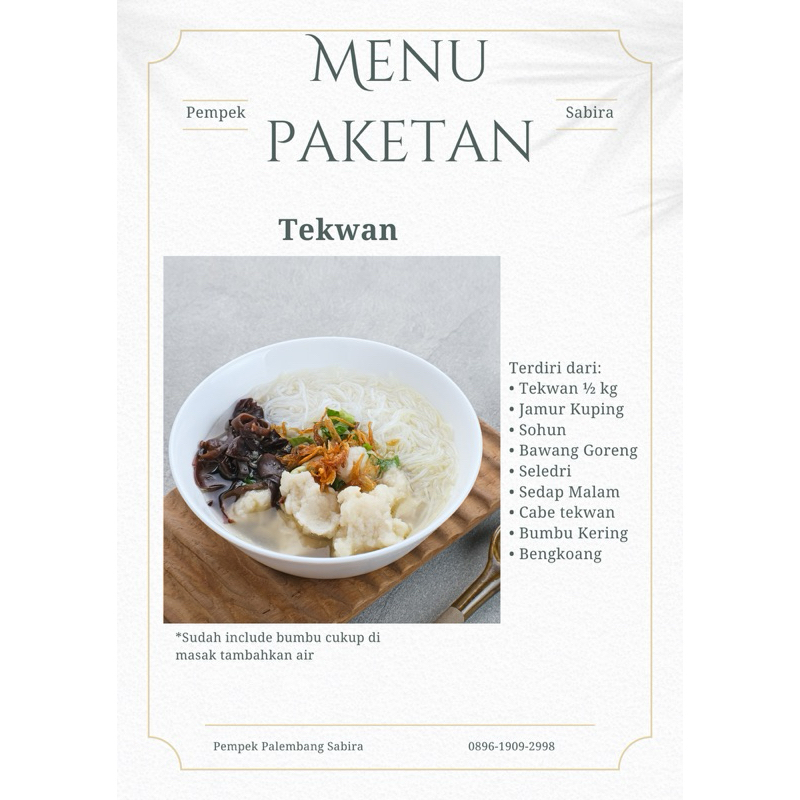 Jual TEKWAN PALEMBANG | Shopee Indonesia