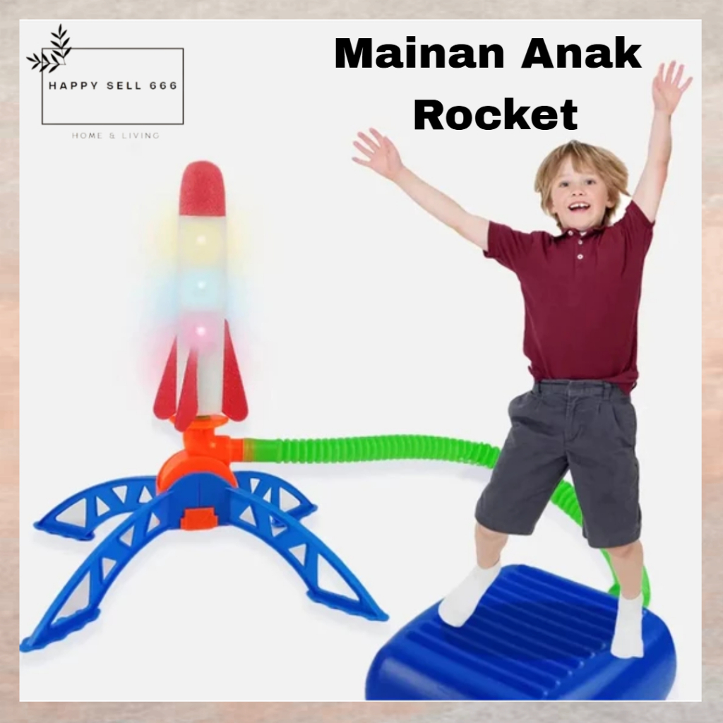 Jual HPSELL Mainan Roket Terbang Peluncuran Menginjak Injak Pedal ...