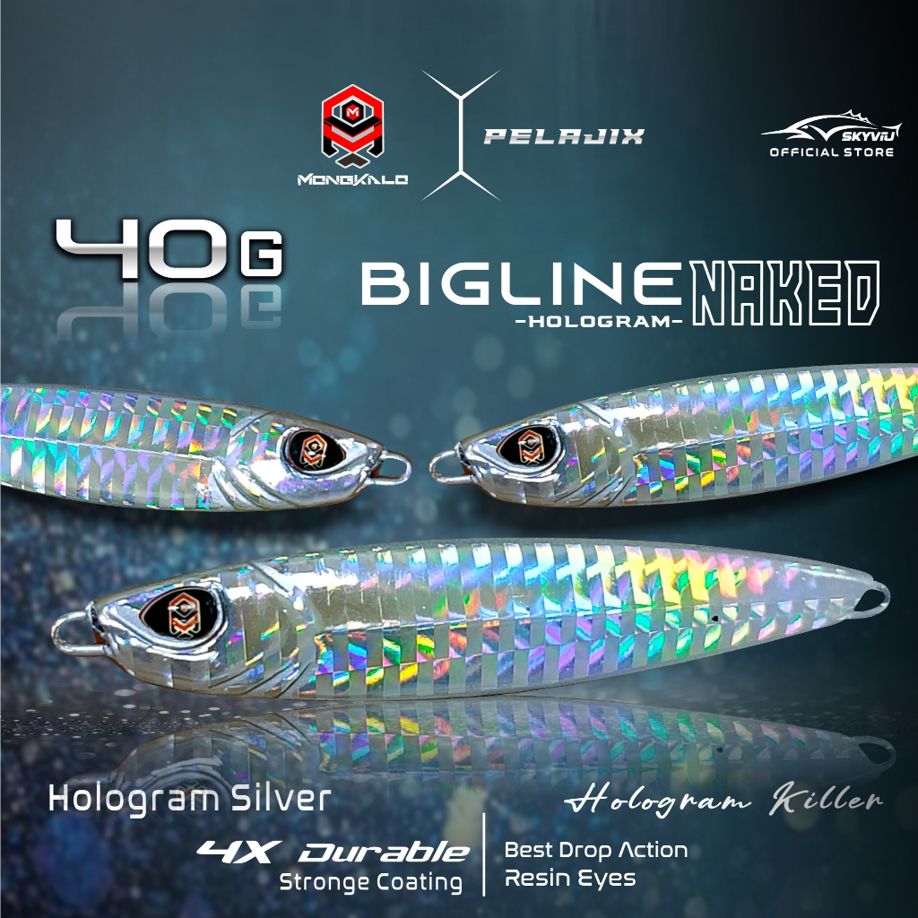 Jual Metal Jig 40 Gram Murah Mongkalo PELAJIX Uman Casting Tenggirian Silver Pancing | Shopee ...