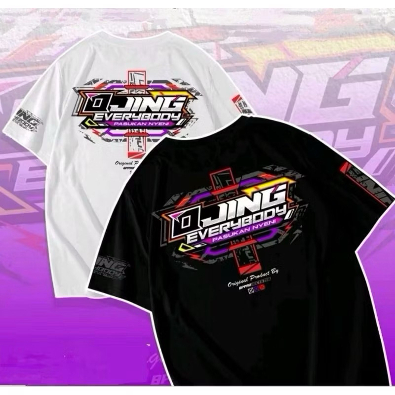 Jual Tshirt Ojing EveryBody Kaos Pasukan Nyeni Kaos Kata Kata Pria ...
