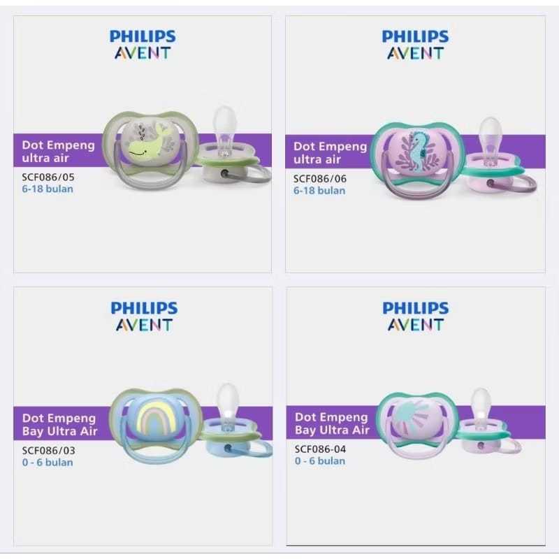 Jual Philips Avent Ultra Air Pacifier Isi 1 / Empeng Bayi | Shopee ...