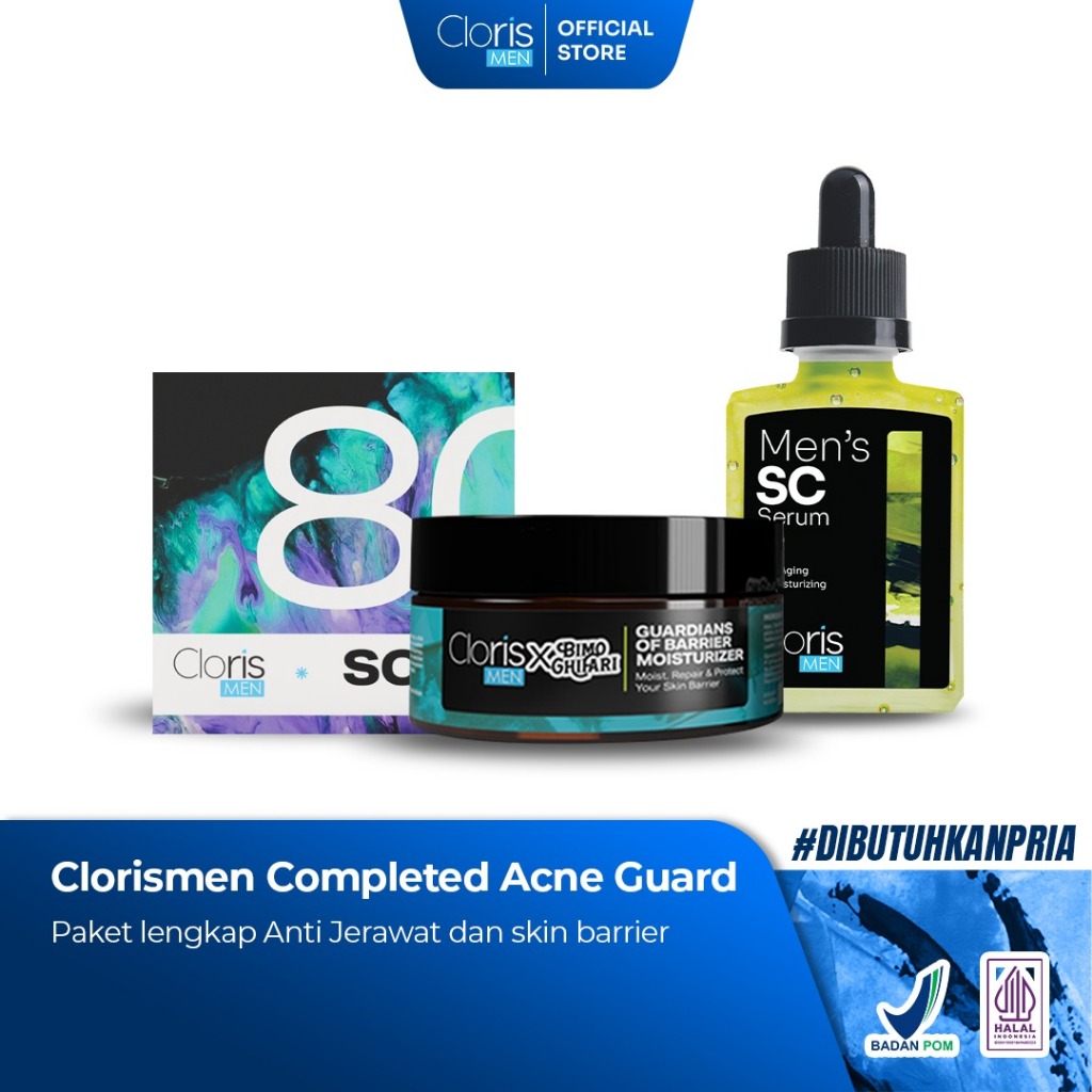 Jual Clorismen Completed Acne Guard - Paket Produk lengkap Anti Jerawat ...