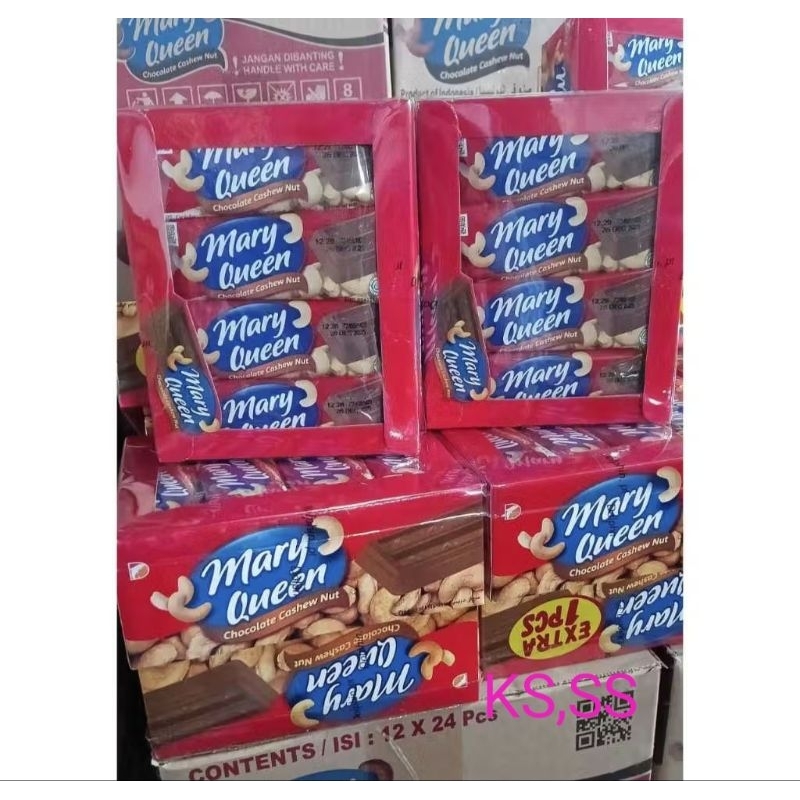 Jual KS - Marry Queen Coklat isi 24 / Marry Queen Cashew Nut 24 pcs ...