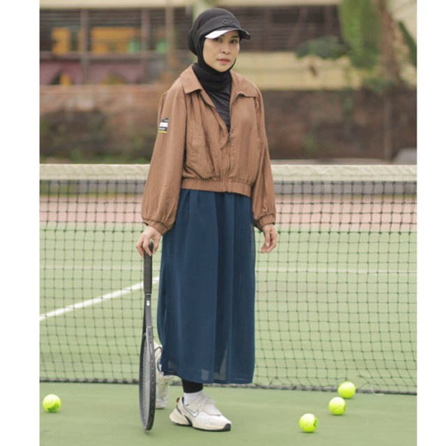 Jual sporty skirt/tok poundfit/rok lari/ (UKURAN L-XL) | Shopee Indonesia