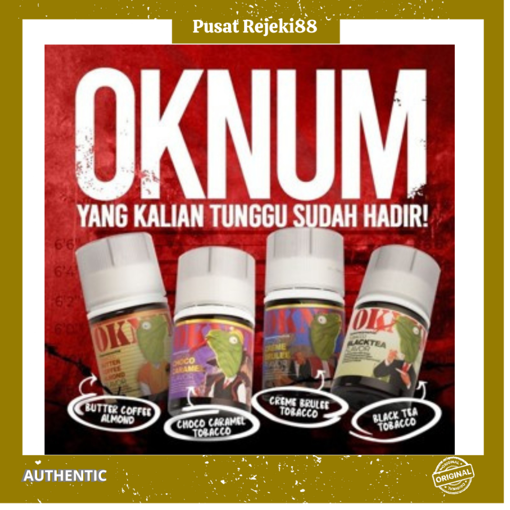 Jual Oknum Tobacco Series Liquid Freebase 60ml 100% Authentic | Shopee ...