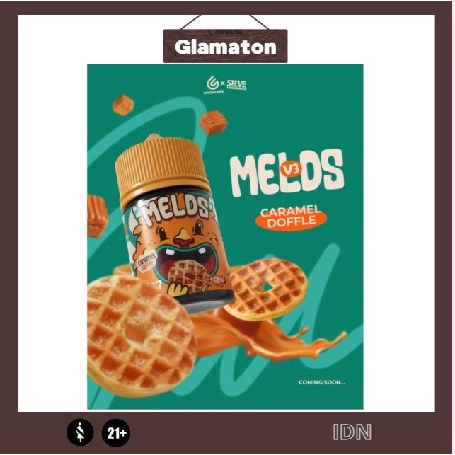 Jual LIQUID MELDS FREEBASE V3 60ML LIQUID CARAMEL DONAT CROFFLE ...