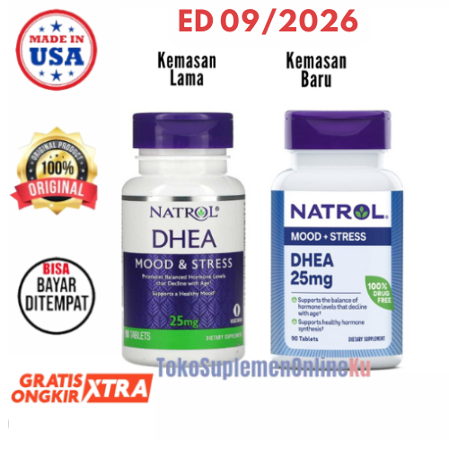Jual DHEA 25 mg 90 tabs | Anti Penuaan | Hormon | Mood Stress ...