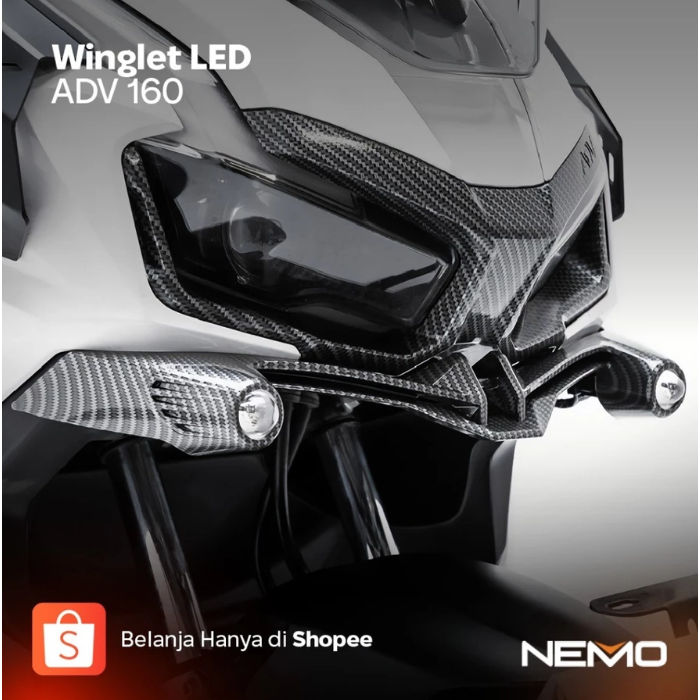 Jual NEMO Winglet LED Honda ADV 160 | Shopee Indonesia