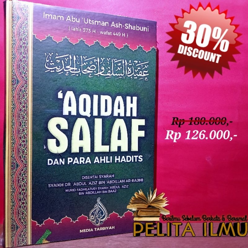 Jual Buku Syarah Aqidah Salaf Dan Para Ahli Hadits - Terjemah Kitab Aqidatus Salaf Wa Ashhabul ...