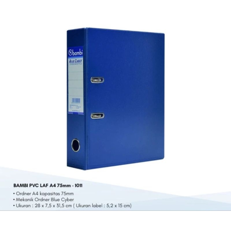 Jual odner bambi A4 lever arch file 75mm | Shopee Indonesia