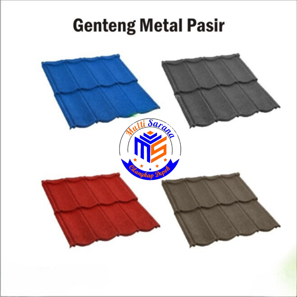 Jual GENTENG METAL PASIR 83 X 83 | Shopee Indonesia