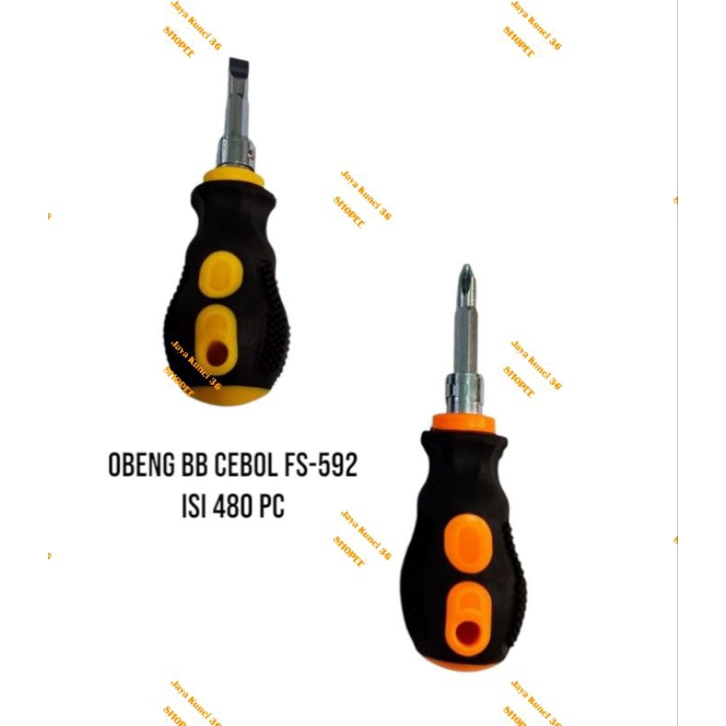 Jual Obeng Bolak Balik Mini Cebol 2 in 1 FREED / Obeng Mini Cebol Plus ...