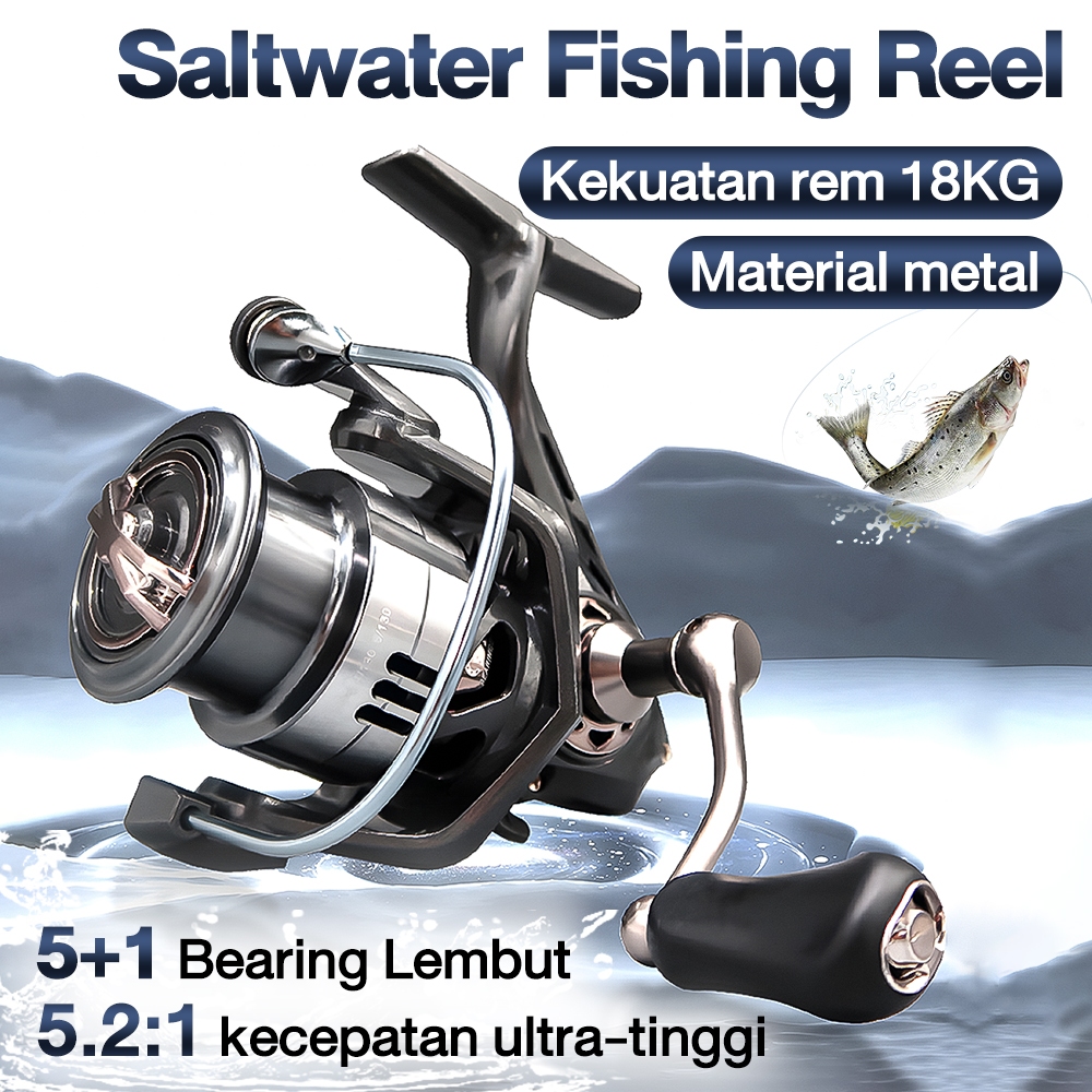 Jual BOJNICE Reel Pancing Fishing Pegangan Kekuatan Tidak membedakan ...