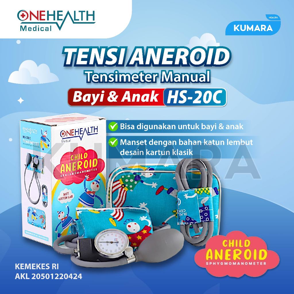Jual ONEHEALTH - Tensimeter Aneroid Anak HS-20C / Aneroid ...