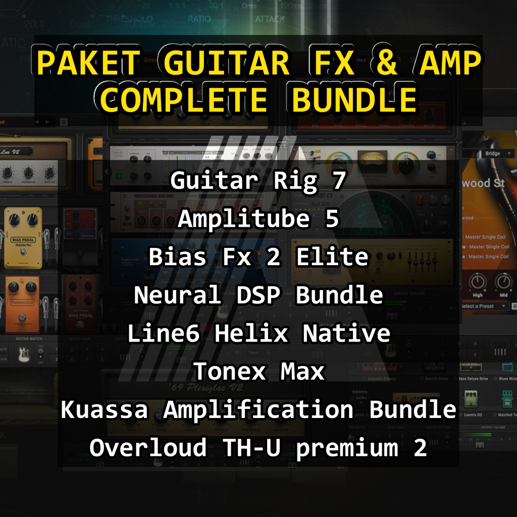 Jual Paket Guitar FX & Amp Complete Bundle Full Version WIN + Video ...