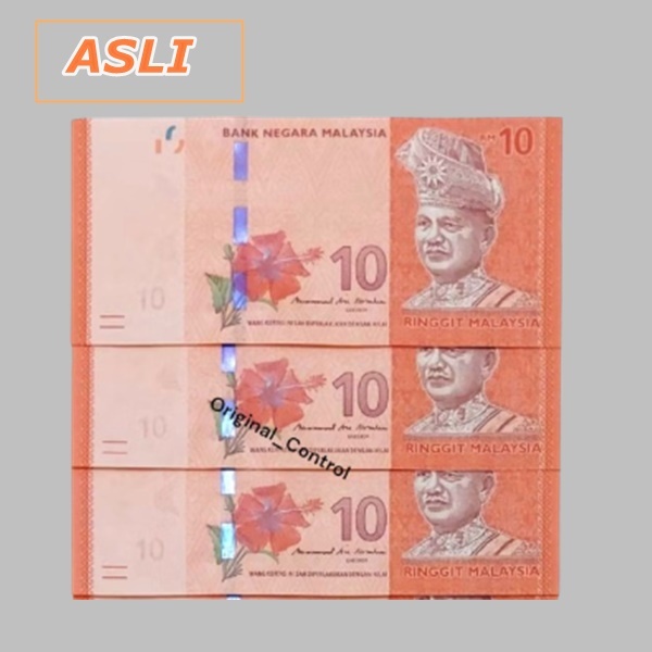 Jual Uang 10 Ringgit Malaysia 10RM Polymer Uang origianl 100% | Shopee ...