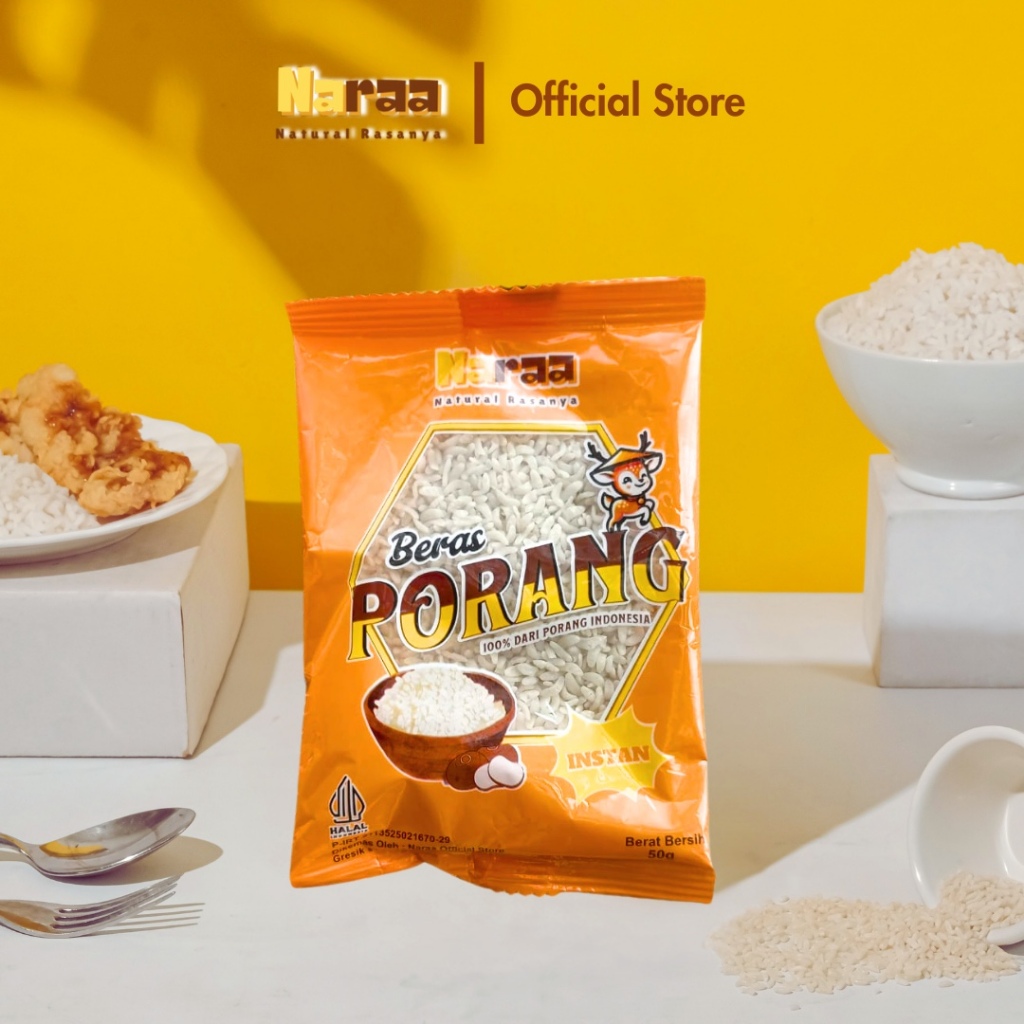Jual Naraa Beras Porang/Konjac Rice/Shirataki 50gr | Shopee Indonesia