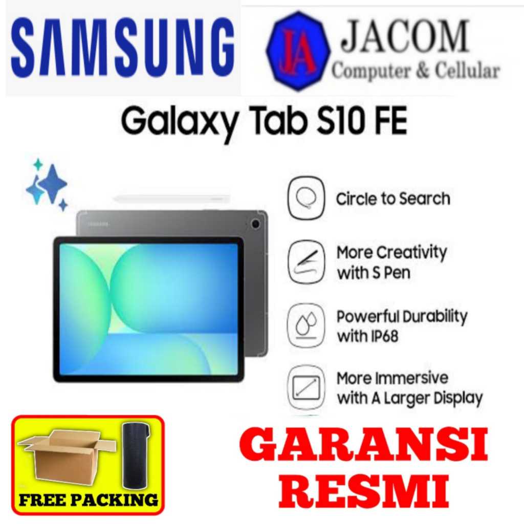 Jual TABLET SAMSUNG S10FE 8/128GB WIFI/5G GARANSI RESMI | Shopee Indonesia