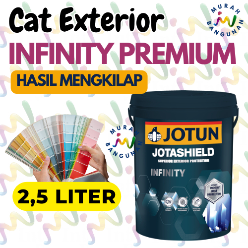 Jual CAT TEMBOK EKSTERIOR JOTUN JOTASHIELD INFINITY 2,5 LITER GALON ...