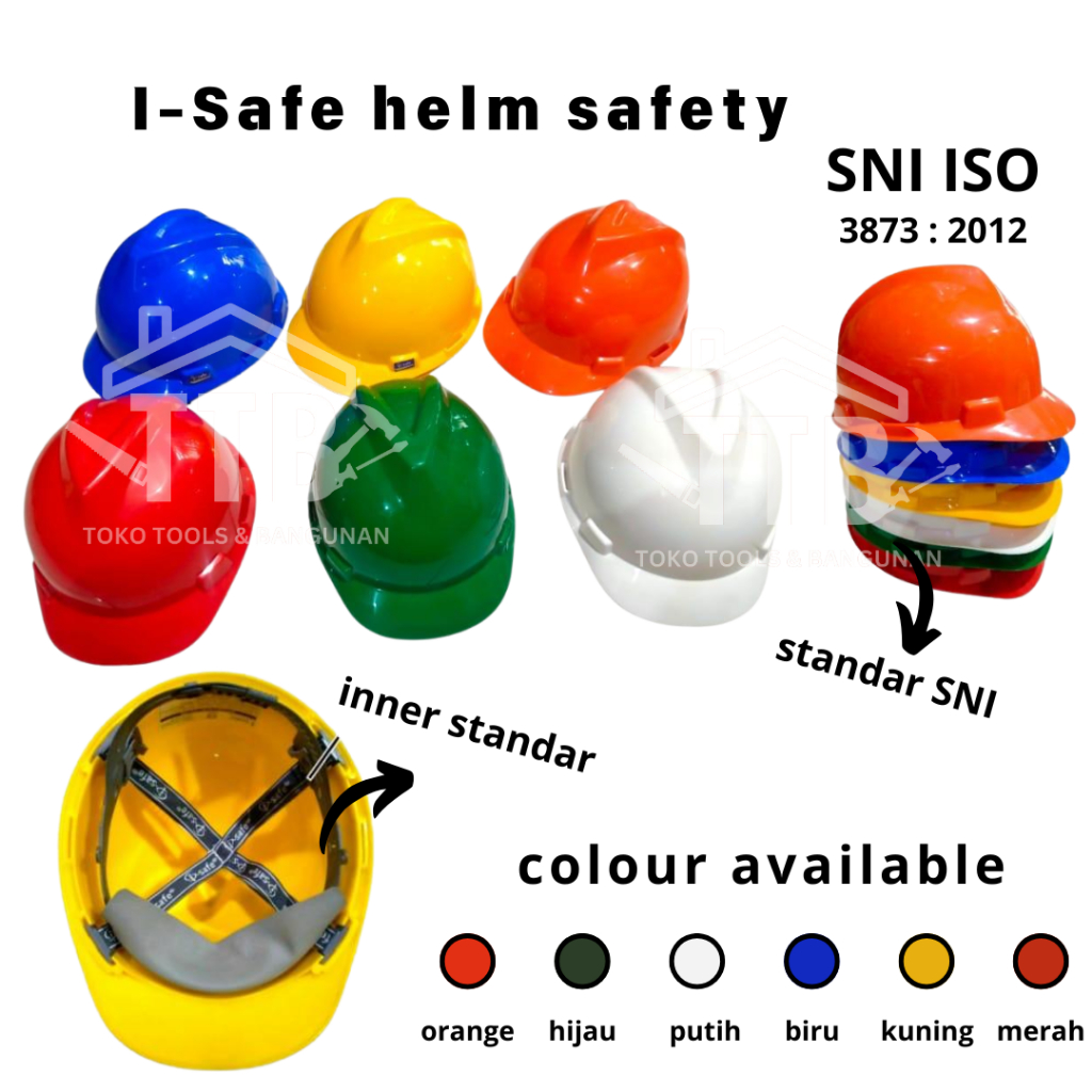 Jual HELM SAFETY FASTRACK MSA/ I-SAFE/ HELM PROYEK SNI | Shopee Indonesia