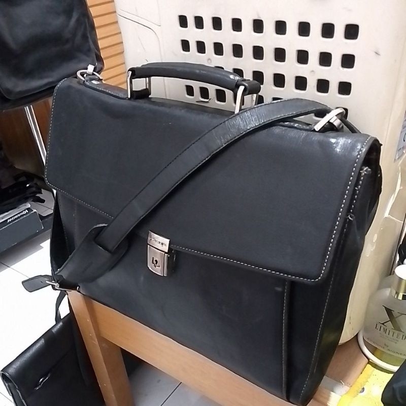 Jual Tas Kerja Kulit Asli SAMSONITE... | Shopee Indonesia