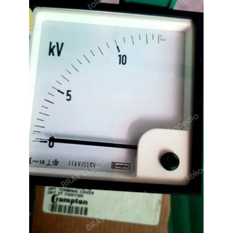 Jual KILO VOLT METER 11KV/110V CROMPTON 96X96 | Shopee Indonesia