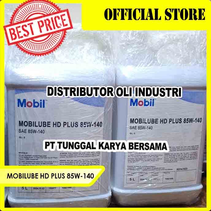 Jual MOBILUBE HD PLUS 85W - 140 - 5 Liter (Oli Gear dan Transmisi ...