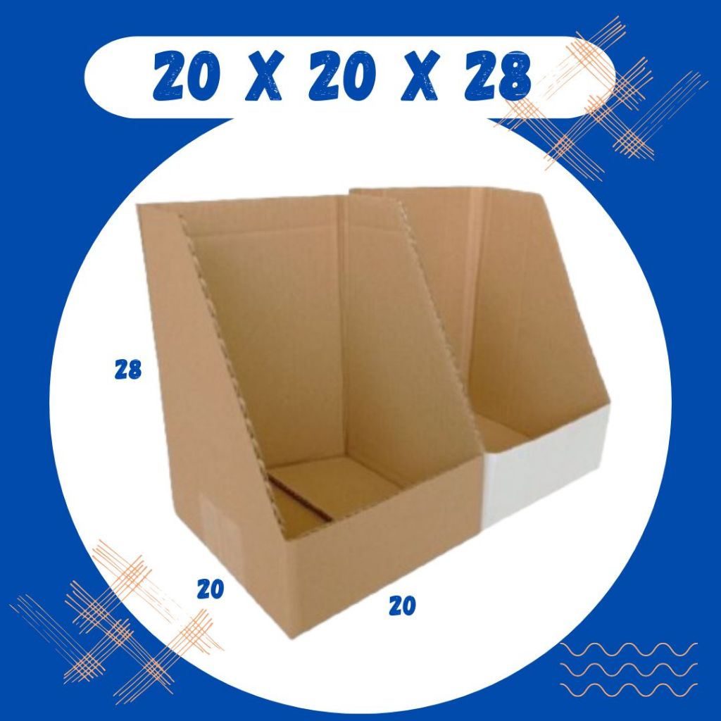 Jual Bok Rak Besar 20x20x28 Box File Kardus Packing Kotak Kemasan ...