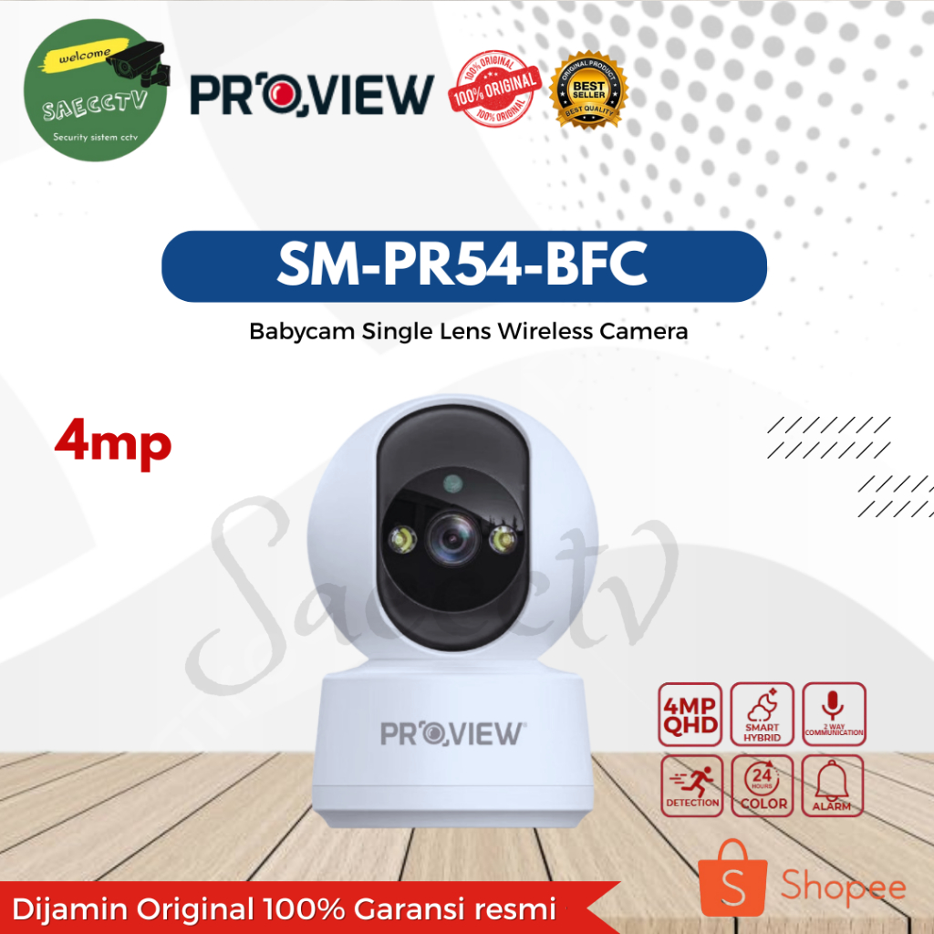 Jual PROVIEW SM-PR54-BFC 4MP Smart Indoor PTZ Wi-Fi IP Audio Camera | Shopee Indonesia