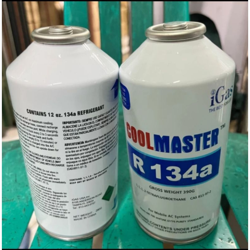 Jual FREON R134A IGAS COOL MASTER KALENG (390 GRAM) | Shopee Indonesia