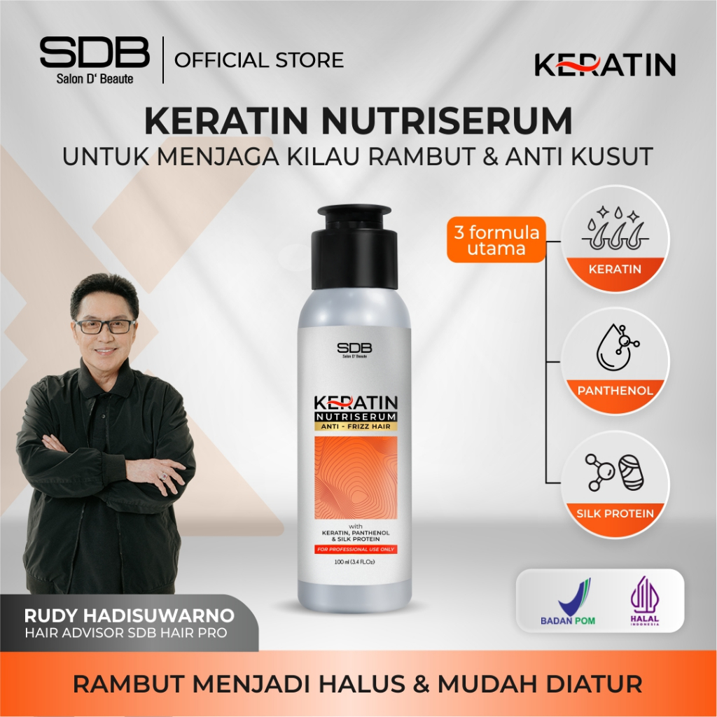 Jual SDB Keratin Nutriserum 100ml - Hair Serum Rambut dengan Keratin ...