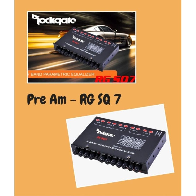Jual Parametrik Audio Rockgate SQ7, Kualitas Bagus | Shopee Indonesia