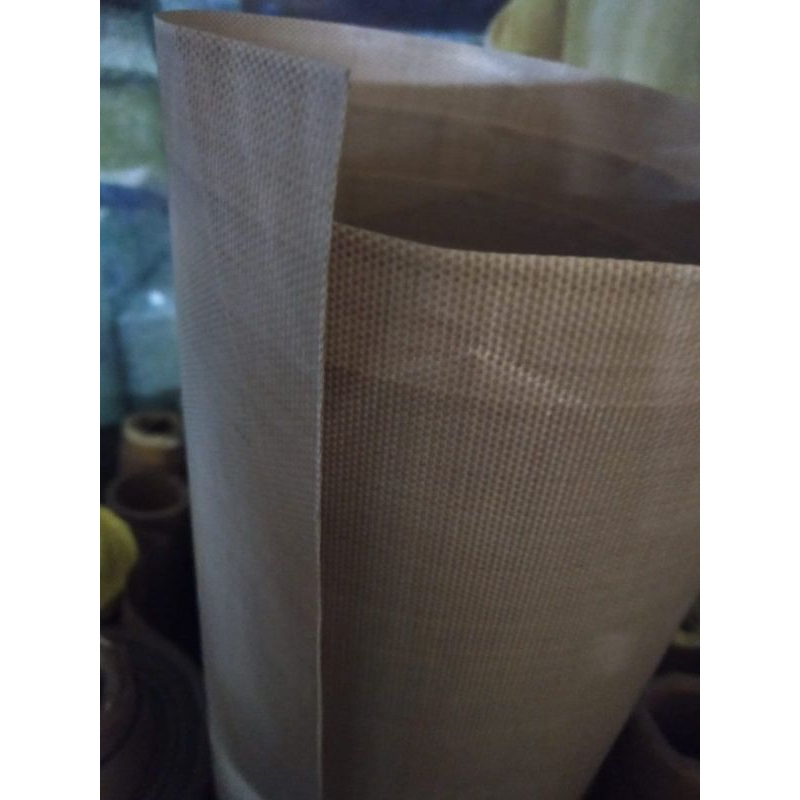 Jual kain teflon ptfe sheet 100 cm x 100 cm / kain pres tahan panas ...