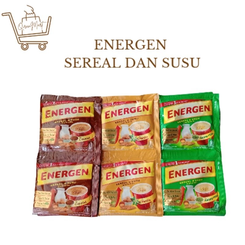 Jual Energen Susu Sereal 35gram isi 10 sachet | Shopee Indonesia