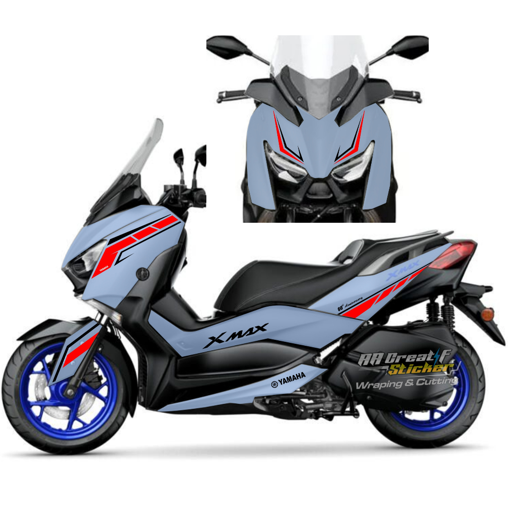 Jual sticker motor YAMAHA XMAX 250 old livery yamaha anniversary ...