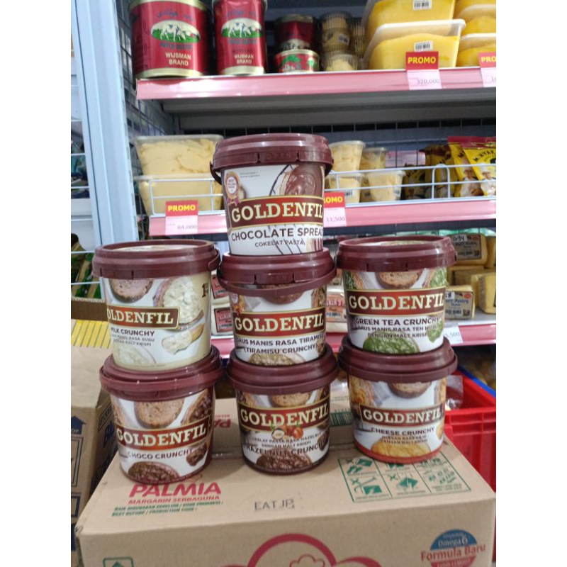 Jual Goldenfil Choco Crunchy Spread Selai Coklat 1 Kg | Shopee Indonesia
