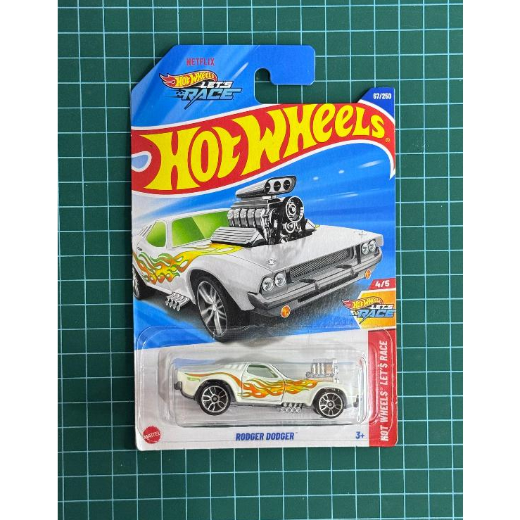 Jual HOT WHEELS RODGER DODGER REGULAR WHITE | Shopee Indonesia