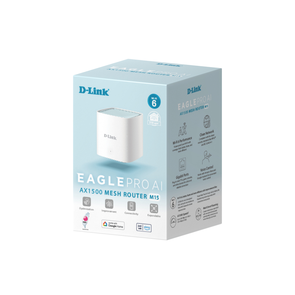 Jual D-Link M15 EAGLE PRO AI AX1500 Gigabit Mesh Router System M15 Wi ...