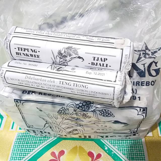 Jual Tepung Hunkwee Hunkwe Cap Djali 60gr | Shopee Indonesia