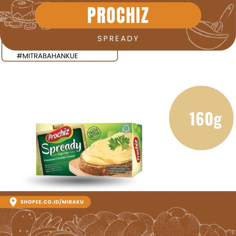 Jual Prochiz Spready Keju Oles 160g – Keju Cheddar Oles Praktis & Lezat ...