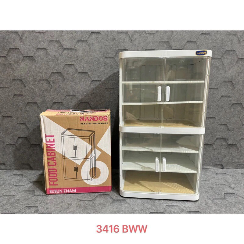 Jual FOOD CABINET NANDOS SUSUN 6 BISTRO tudung saji susun 6 rak lauk ...
