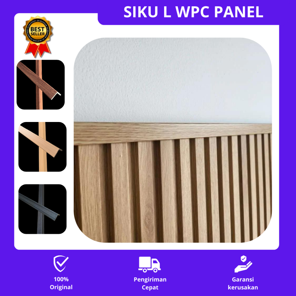 Jual Plint L | Siku L untuk List WPC Panel Ukuran Panjang 3 Meter ...