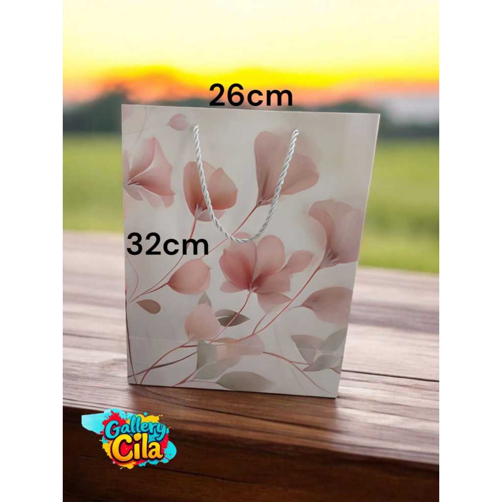 Jual Paper Bag Tali / Paper Bag Besar / Panjang 26cm Lebar12cm Tinggi ...