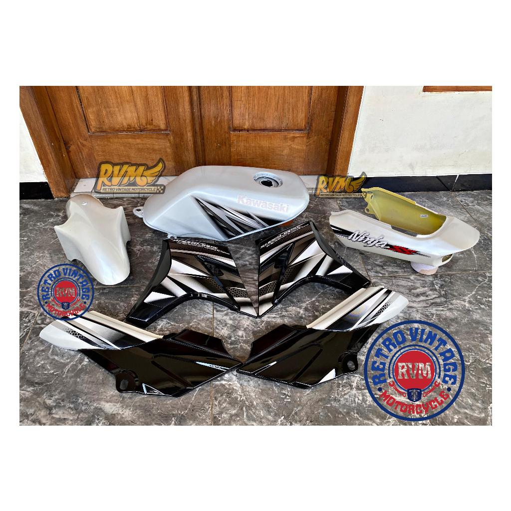 Jual Body Fullset Ninja SS Tangki Ninja R putih metalic Kawasaki Ninja ...